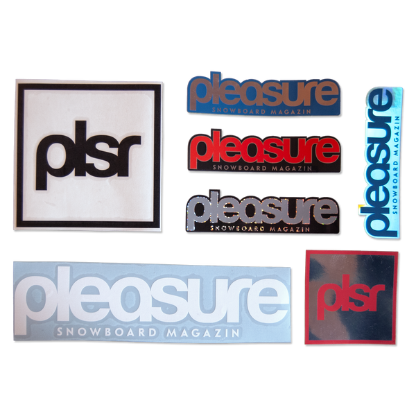 Pleasure Sticker Package – Pleasure Snowboard Magazin